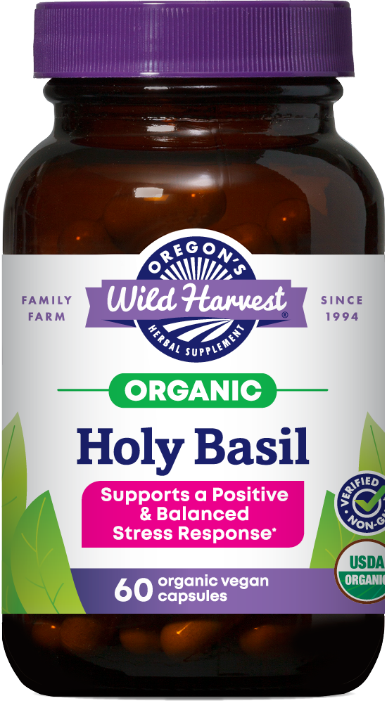Organic Holy Basil Capsules | Oregon's Wild Harvest