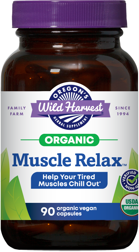 Organic Muscle Relax Capsules | Oregon's Wild Harvest