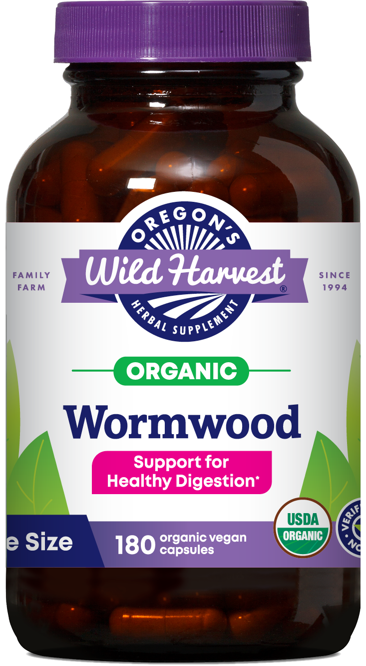 Organic Wormwood 180ct Capsules | Oregon's Wild Harvest