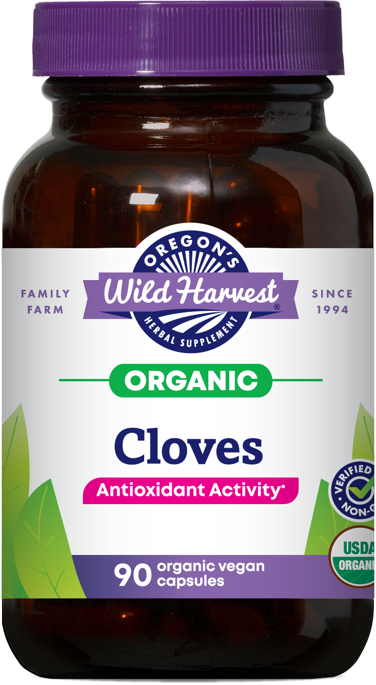 Organic Cloves Capsules | Oregon's Wild Harvest