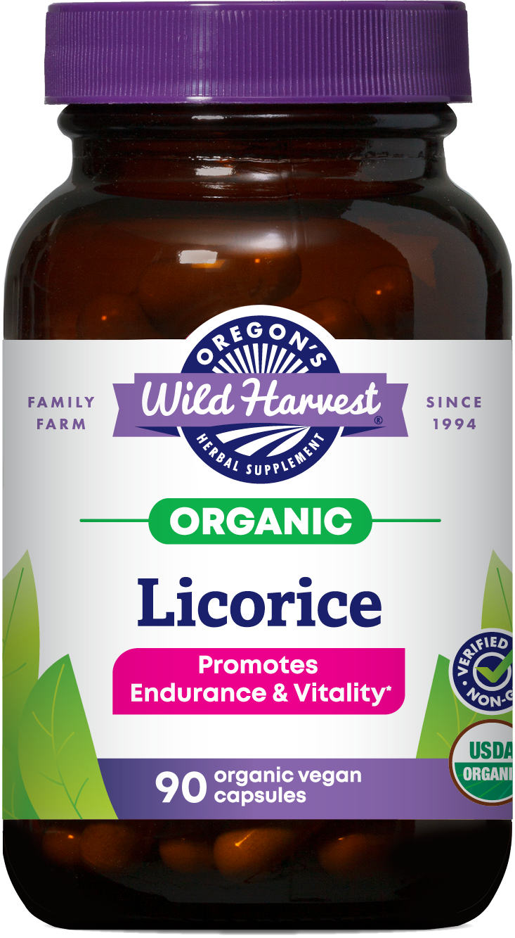 Organic Licorice Capsules | Oregon's Wild Harvest