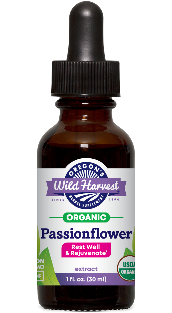 Organic Passionflower Liquid Extract | Oregon's Wild Harvest